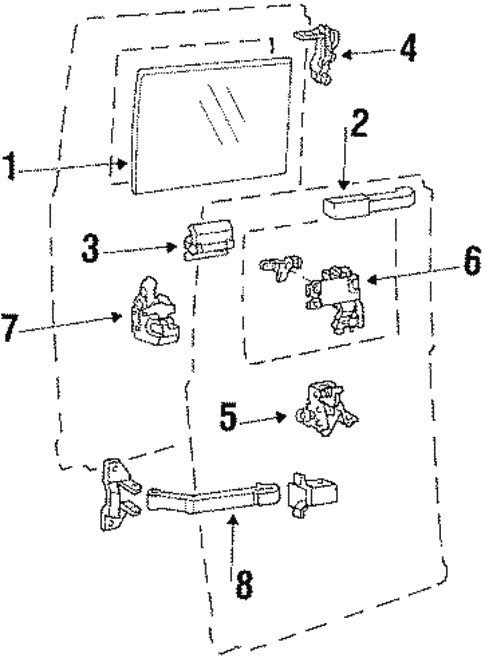 Rear Door for 1989 Ford E-150 Econoline | OEM Parts Online