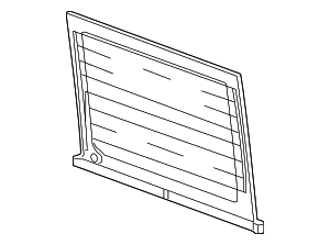 2019-2025 GM Rear Sliding Window 84375078 GM | GMPartsDirect.com