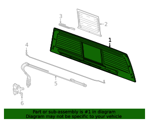 85011747 - High-Quality Sliding Glass for 2019-2025 GM | AutoNation Parts