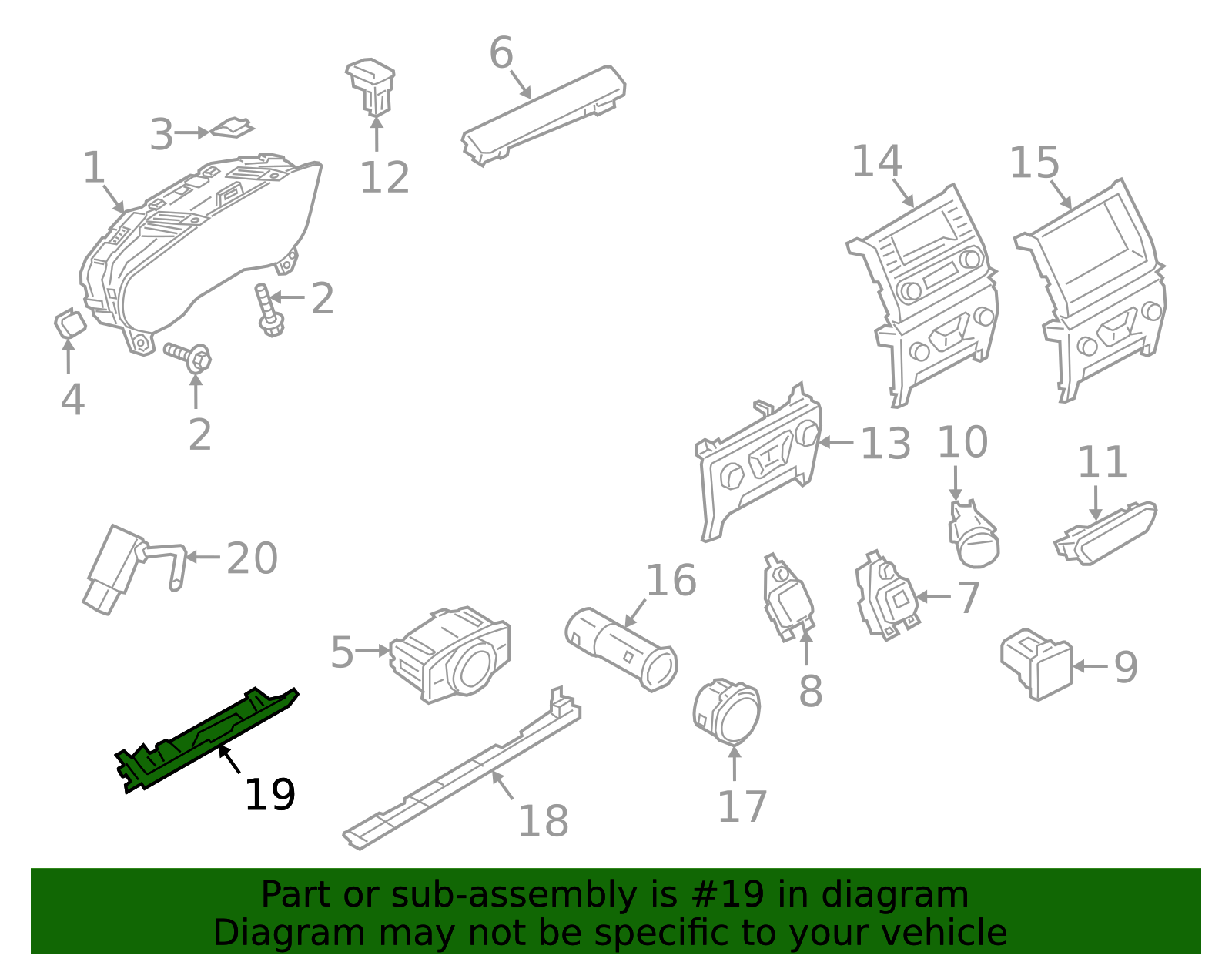 EB3Z-14A318-D - 2019-2023 Ford Ranger - Lamp | My Ford Parts