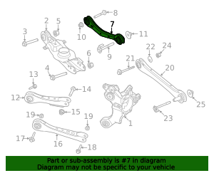 LJ9Z-5500-Q - Upper Control Arm 2021-2023 Ford Mustang Mach-E | Ford ...