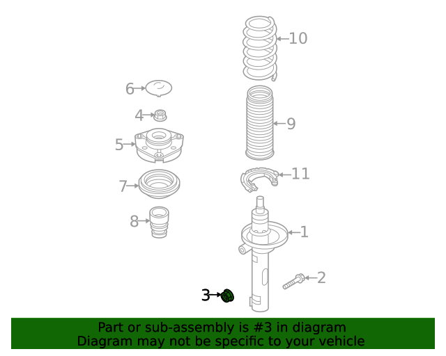 2021-2023 Volkswagen ID.4 Ft Lower Control Arm Nut N-101-064-03 ...
