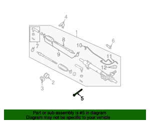 2004-2021 Nissan Gear Assembly Mount Bolt 54459-7S000 | OEM Parts Online