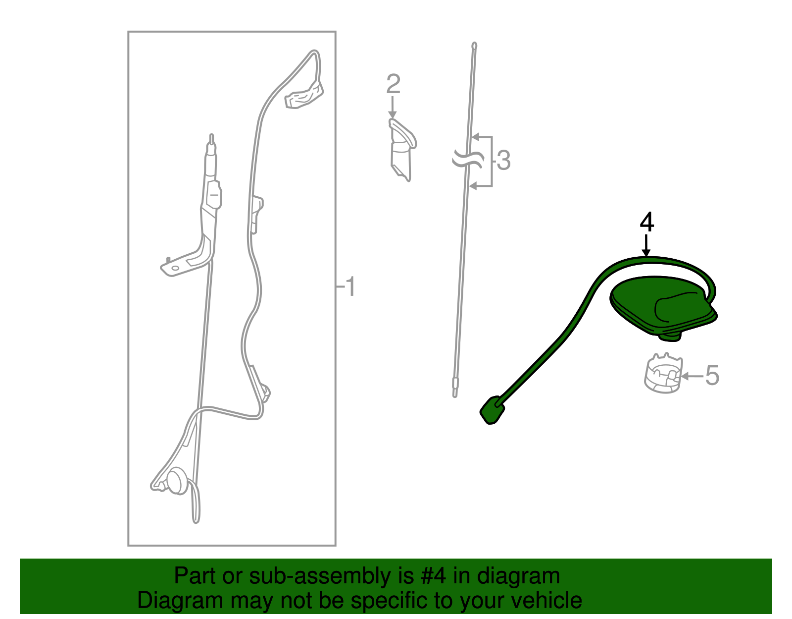 86960-0C010 - 2010-2019 Toyota Tundra - Satellite Antenna | Toyota ...