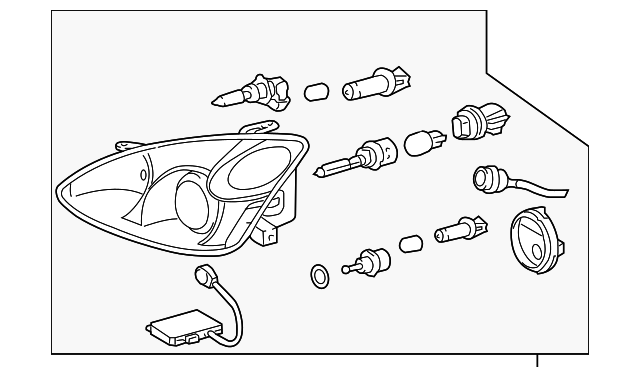 2004-2006 Lexus RX330 Headlamp Assembly 81110-0E020 | Retail ...