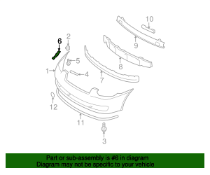 2006-2011 Hyundai Accent Bracket 86591-1E000 | OEM Parts Online