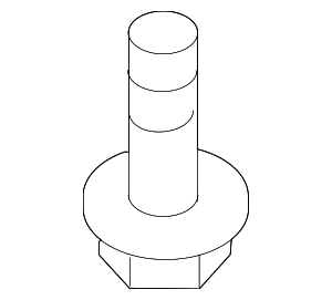 Genuine OEM Bumper Cover Screw Part# 12441-05207-B Fits 2005-2022 ...