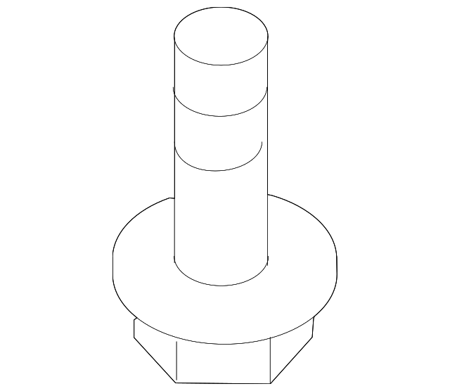 Genuine Bumper Cover Screw for 2005-2022 Hyundai | Part# 12441-05207-B ...