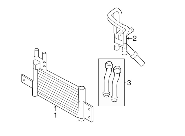 25420-3N000 - Automatic Transmission Oil Cooler Hose Assembly 2011-2013 ...