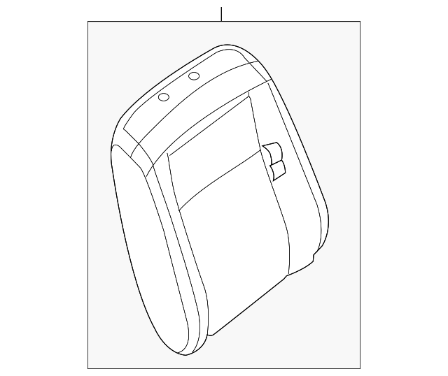 2012 Nissan NV3500 Seat Back Assembly 87600-1PC5A | Ziegler Nissan of ...