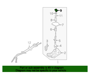 43711-H8300 - Shift Knob 2018 Kia Rio | Kia.Parts Store