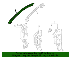 2021-2022 GM Driver Side Windshield Outer Side Frame 84266708 ...