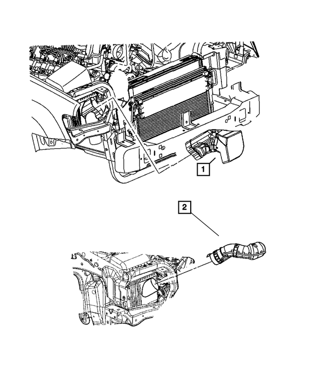 MOPAR GENUINE AMBIENT AIR DUCT - 53013730AD - 53013730AD | Mopar Online ...