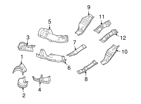 Heat Shields for 2008 Subaru Outback | Subaru Parts Store