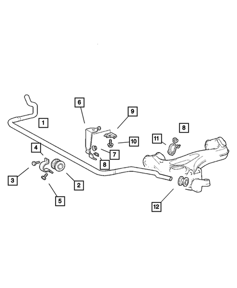 Front Suspension for 2004 Chrysler Crossfire | Mopar eStore