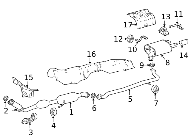 2020-2024 Toyota Camry Heat Shield 58041-06030 | Millennium Toyota Parts