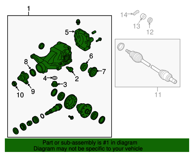 2009-2014 Hyundai Carrier Assembly 53000-3C020 | OEM Parts Online