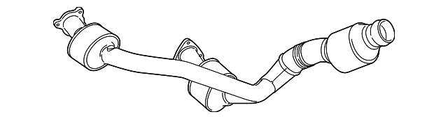 2015-2020 GM Three-Way Catalytic Converter with Exhaust Pipe 19420265 ...