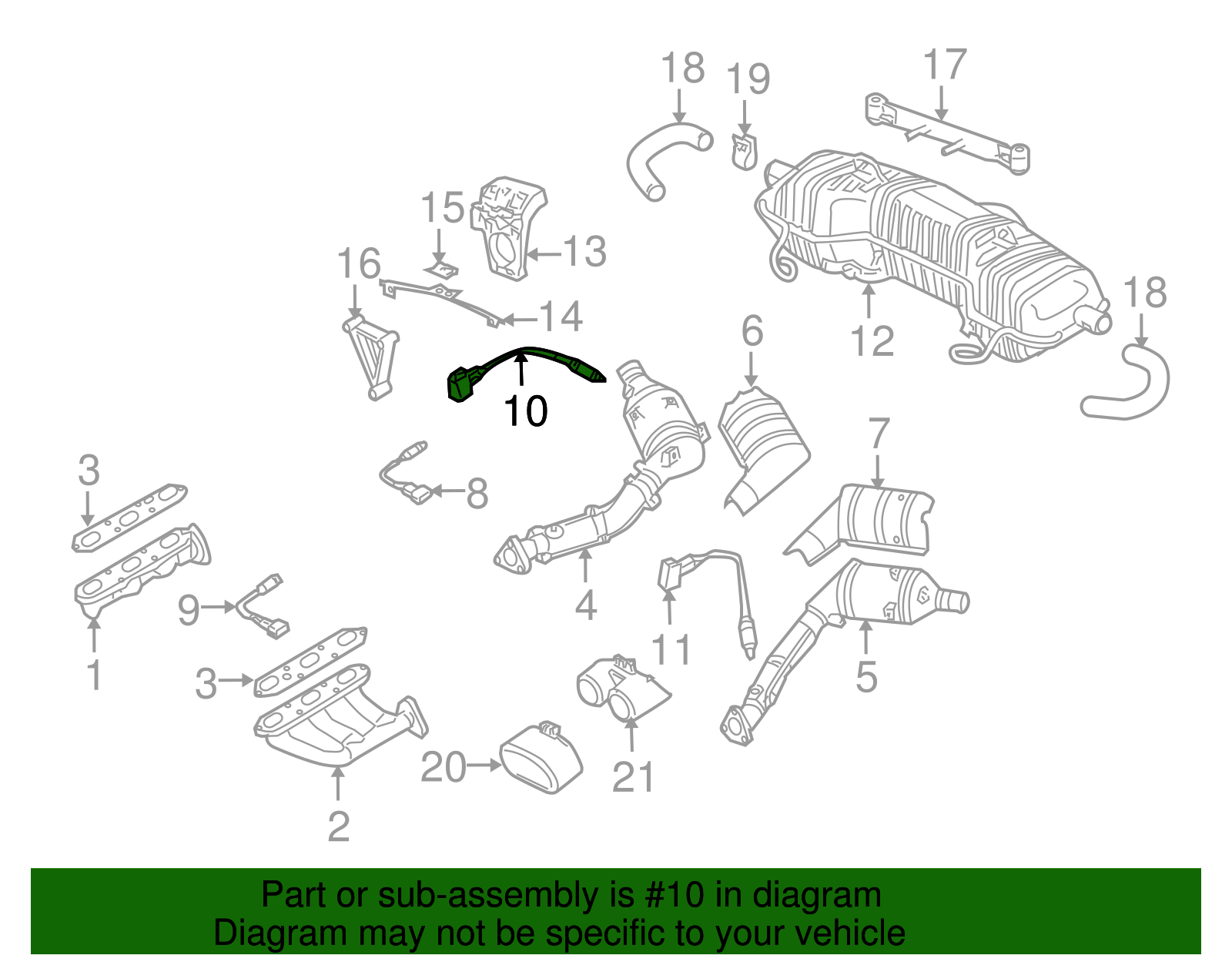 1997-2003 Porsche Boxster Oxygen Sensor 986-606-126-01 | Sunset Porsche ...