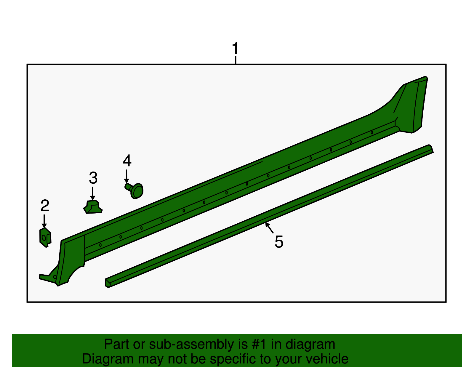 2018-2024 Chevrolet Equinox Molding 85642231 | NewGMParts.com
