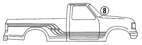 Stripe Tape for 1996 Ford F-250 | QuirkParts