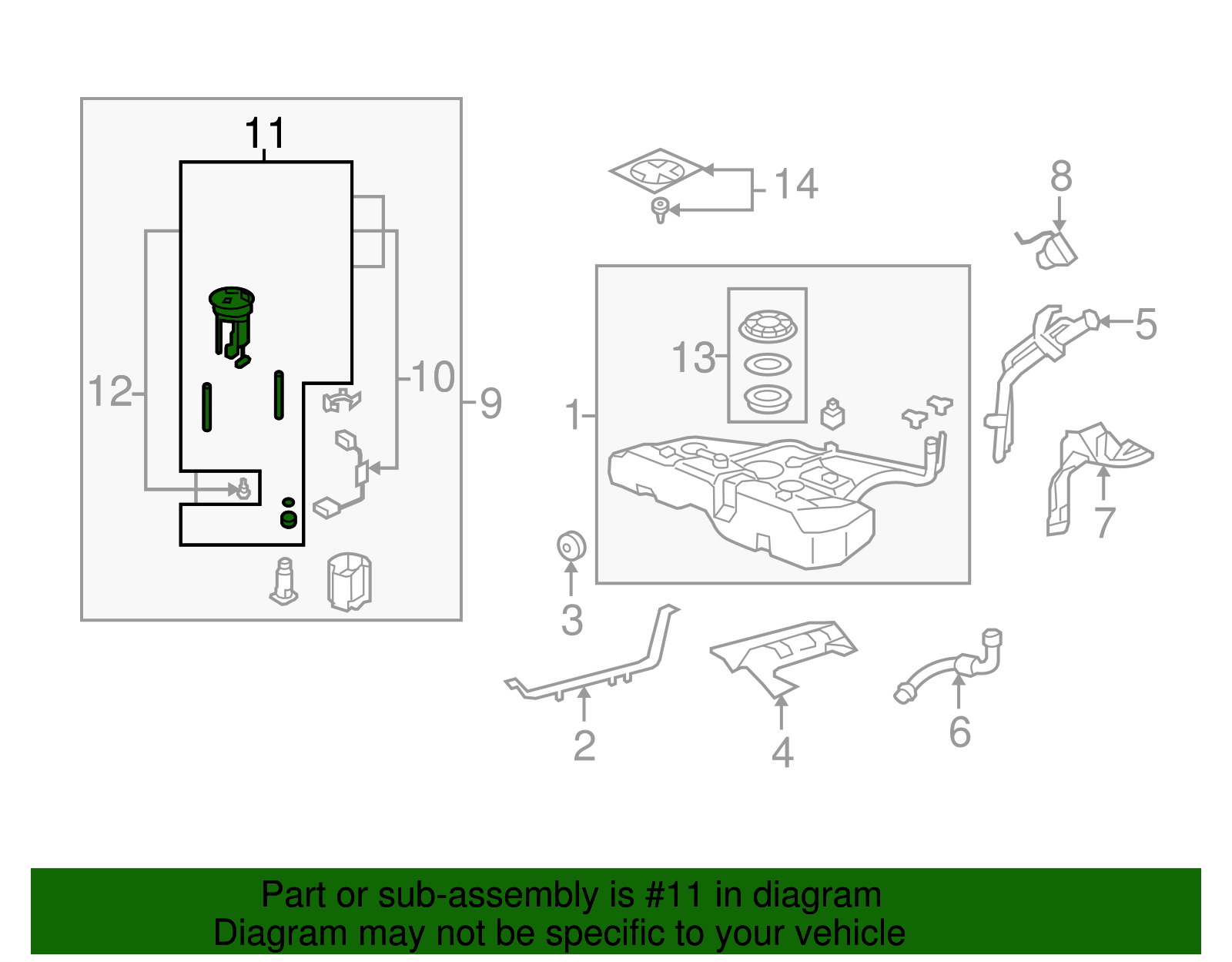 17048-TA0-L00 - Fuel Filter 2008-2012 Honda Accord | AutoNation Parts