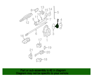 Genuine BMW 51-21-8-196-035 | Striker Plate | FREE Shipping on Most ...