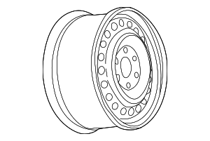2002-2009 GM Spare Wheel (DOES NOT INCLUDE THE COMPACT SPARE TIRE ...