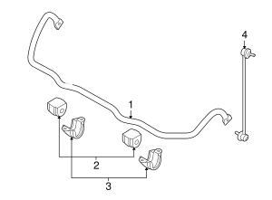 Genuine BMW 31-35-6-768-080 | Stabilizer Bar | FREE Shipping on Most ...