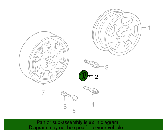 997-361-207-03 - Wheel Cap 2010-2013 Porsche 911 | AutoNationParts.com