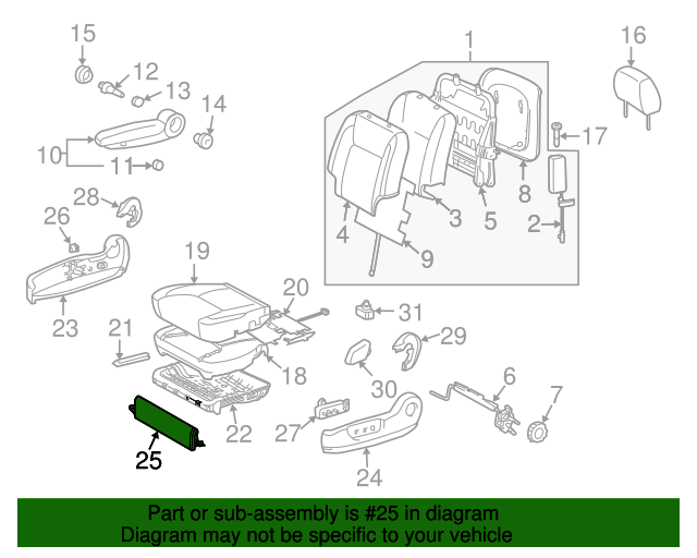 71867-AE010-E0 - Seat Trim Panel 2004 Toyota Sienna | AutoNationParts.com