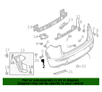 2020-2024 Mazda CX-30 Upper Retainer DGH9-50-0U6 | TascaParts.com