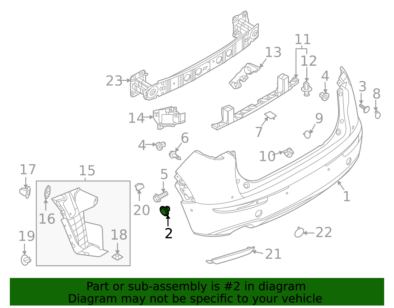 2020-2024 Mazda CX-30 Upper Retainer DGH9-50-0U6 | Mazda-Parts