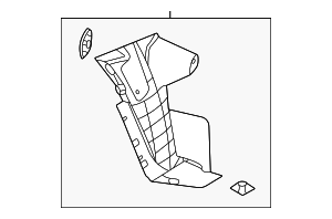 2020-2021 Mazda CX-30 Splash Shield DGH9-50-350 | TascaParts.com