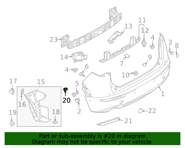 2019-2021 Mazda Splash Shield Grommet BCKA-50-0Z1 | RealMazdaParts.com