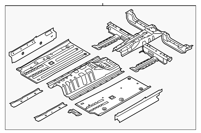65100-B2300 - Floor Pan Assembly 2014 Kia Soul | Kia.Parts Store