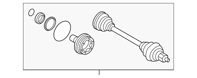 Genuine BMW 33-20-7-597-686 | Axle Assembly | FREE Shipping on Most ...