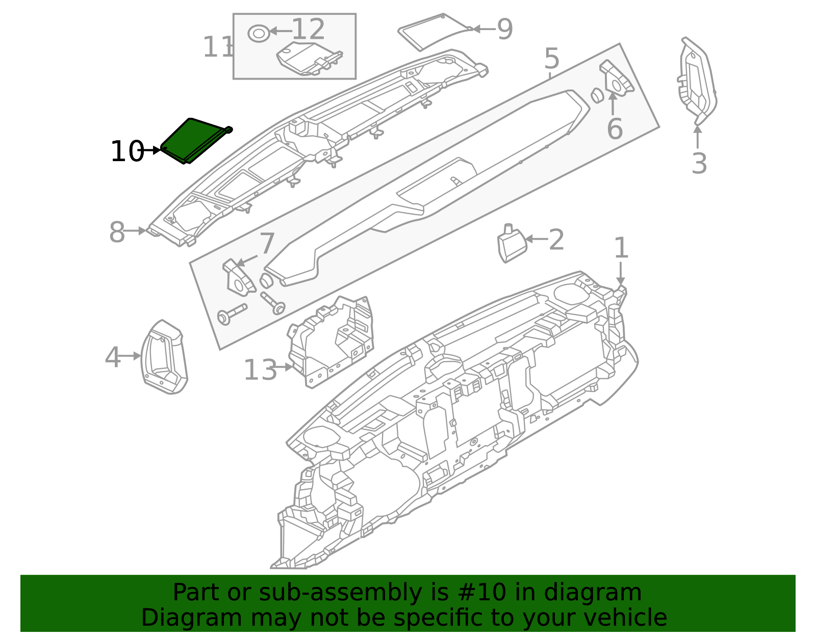 Genuine OEM Ford Part - Speaker Cover M2DZ-18978-AD | Genuine OEM Ford ...