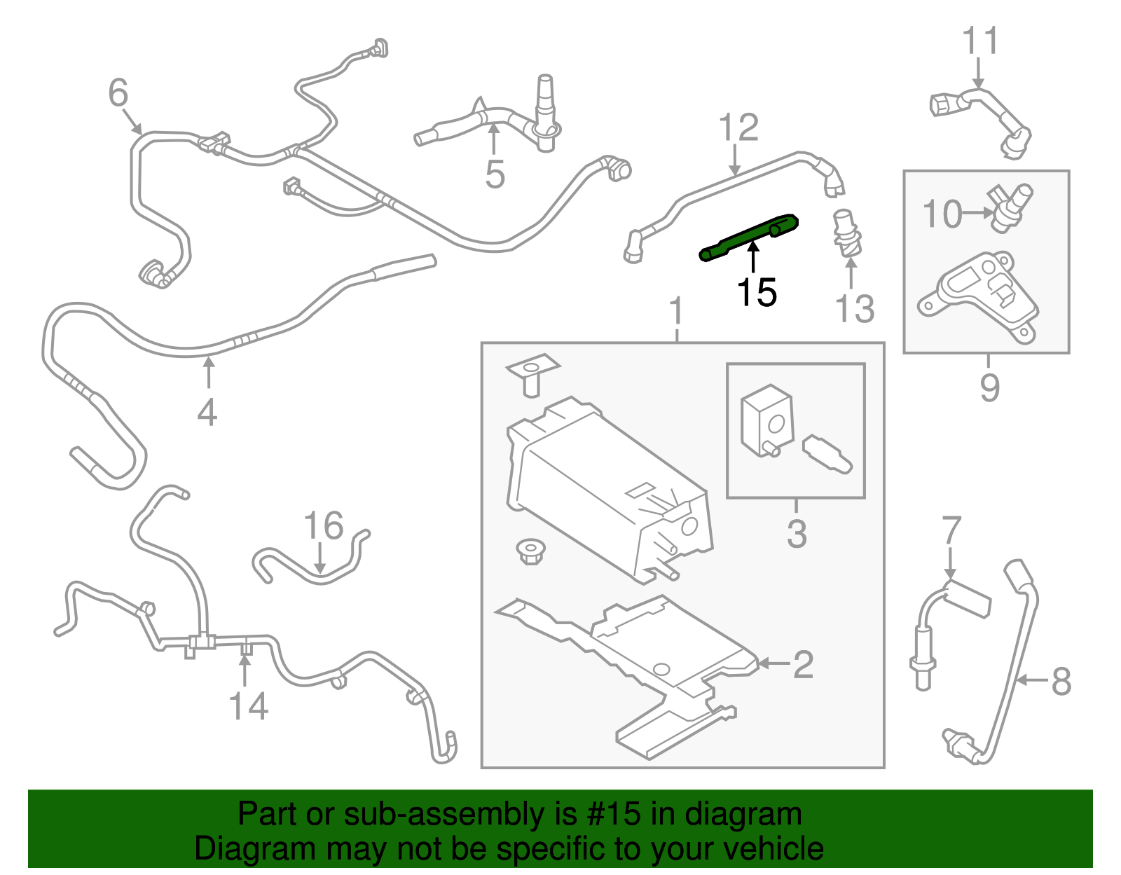 2010-2024 Ford PCV Valve Elbow 7T4Z-9E499-A | OEM Parts Online