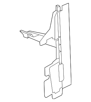 2012-2017 Buick Verano Side Baffle - Passenger Side (RH) 22839787 ...