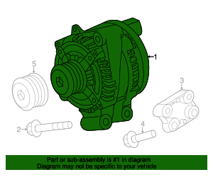 LR072764 - Alternator - 2013-2020 Land-Rover | Land Rover Lake Bluff