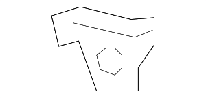 2007-2011 Toyota Camry Side Reinforced 61648-06010 | Toyota Parts Center