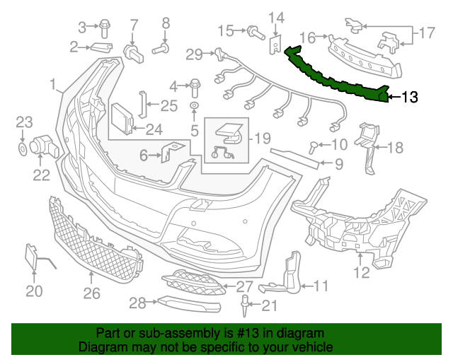 204-885-46-65 - Support Panel 2012-2015 Mercedes-Benz | Mercedes-Benz ...