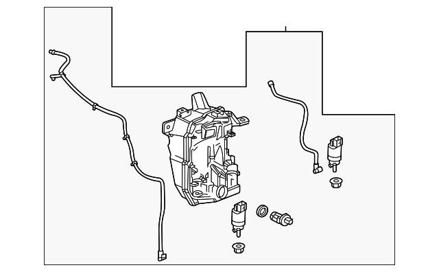2020-2023 Buick Encore GX Windshield Washer Solvent Container 42759431 ...