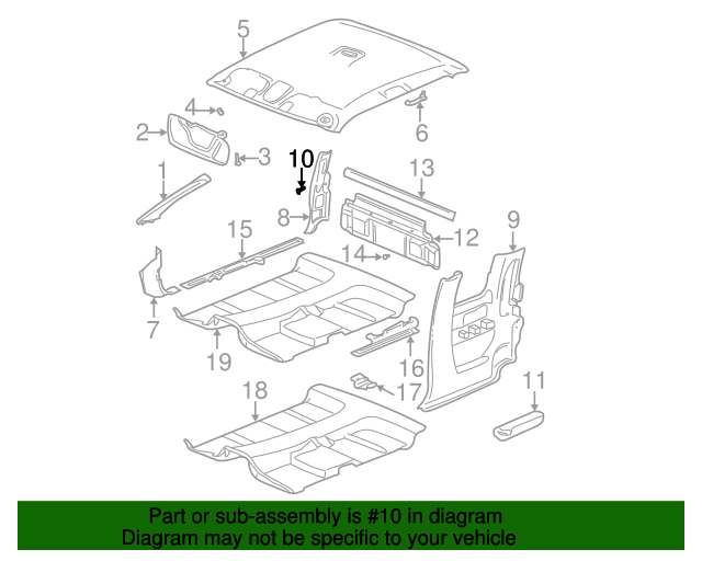 1999-2019 GM Multi-Purpose Clip 15120856 | QuirkParts