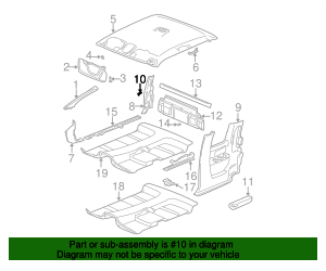 15120856 - Multi-Purpose Clip 1999-2019 GM | Gateway Buick GMC Parts