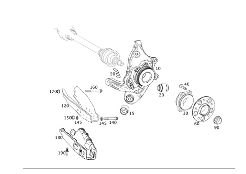 Rear Axle Mount for 2018 Mercedes-Benz SL 550 | Mercedes-Benz USA Parts