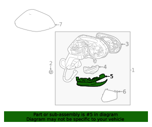 87948-12G50 - Hole Cover 2019-2022 Toyota Corolla | Longo Toyota Parts