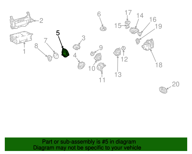 2017-2021 Mercedes-Benz Speaker 213-820-01-02 | MB OEM Parts