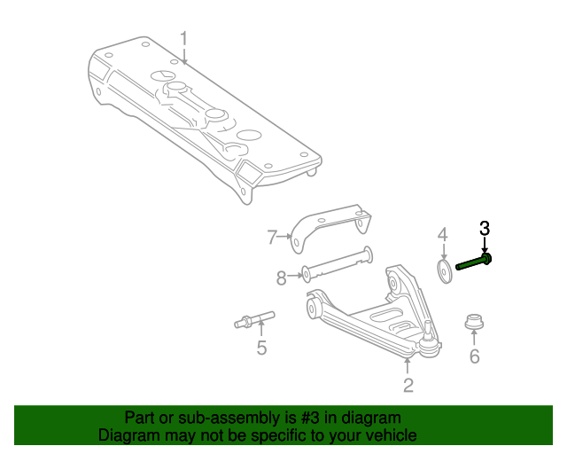 000000005254 - Lower Control Arm Bolt 2011-2016 Smart Fortwo | Mercedes ...